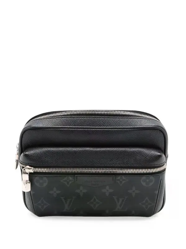 LOUIS VUITTON Monogram Taigarama Outdoor Belt Bag - Black