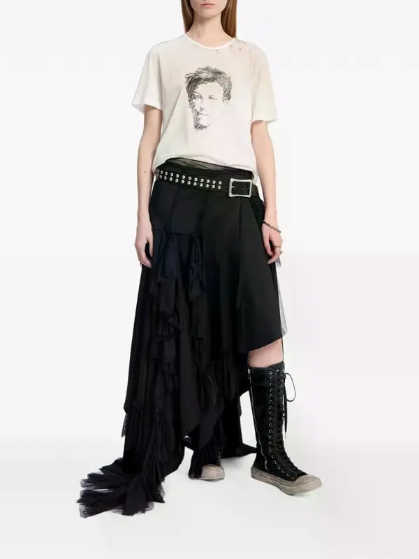 ANN DEMEULEMEESTER Distressed T-shirt