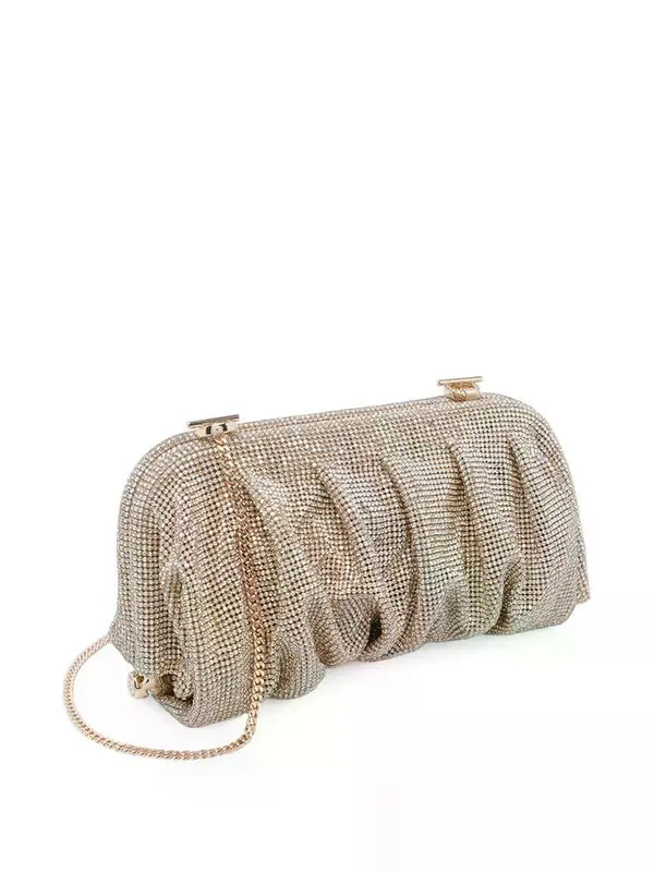 Benedetta Bruzziches Venus La Grande Rhinestone-embellished Clutch Bag - Gold