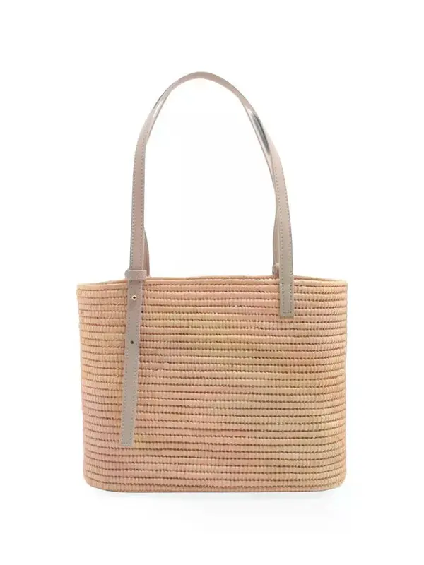 Loewe Raffia Square Basket Tote Bag