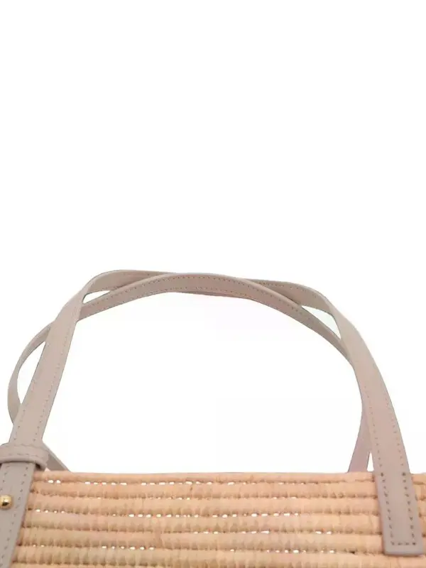 Loewe Raffia Square Basket Tote Bag