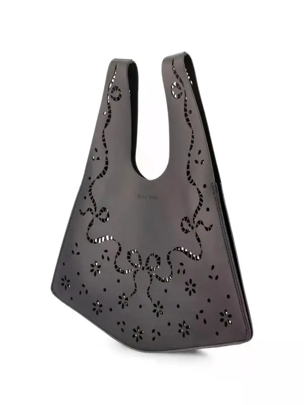 Simone Rocha Mini Laser-cut Shopper Tote Bag