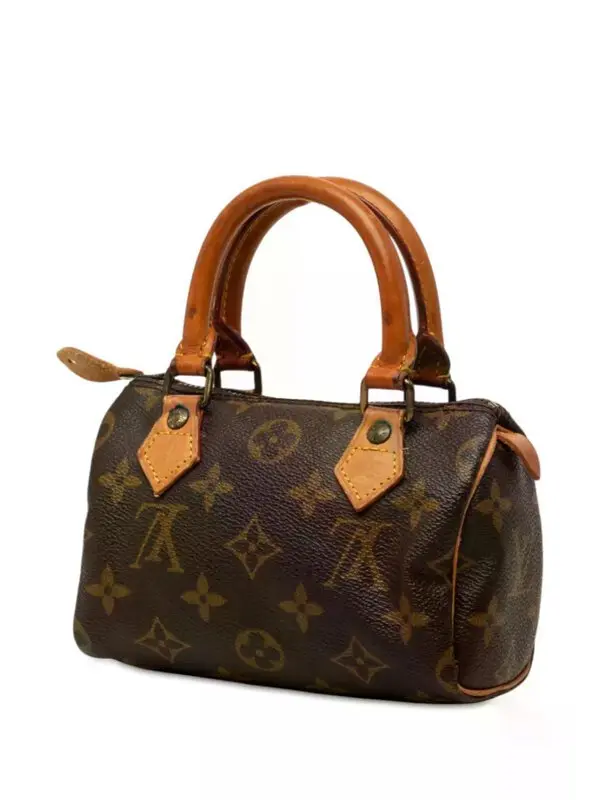 LOUIS VUITTON 1991 Monogram Mini Speedy Hl Satchel