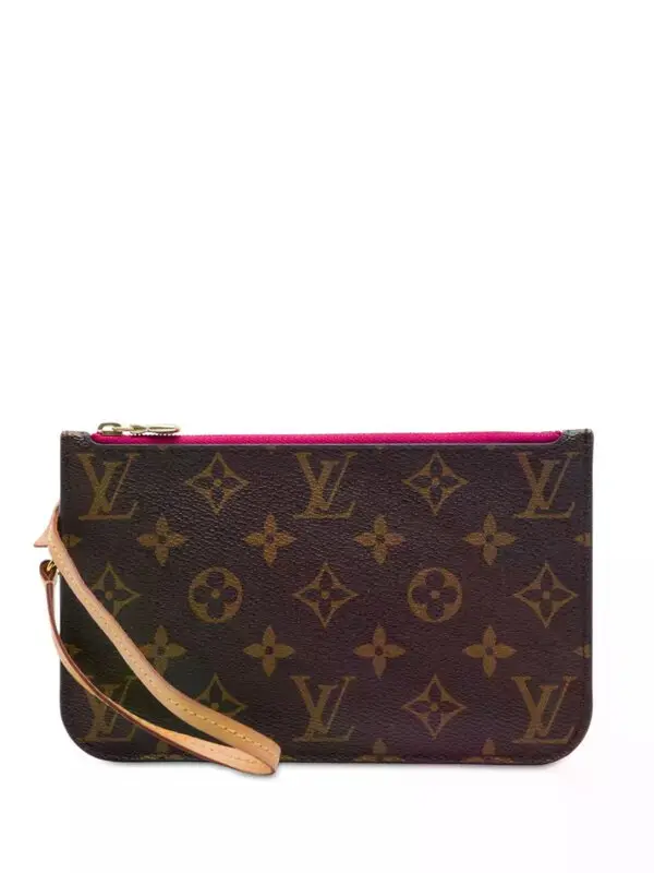 LOUIS VUITTON Monogram Neverfull Pochette Pm Pouch