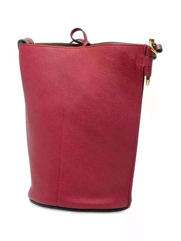 Loewe Leather Anagram Gate Bucket Bag