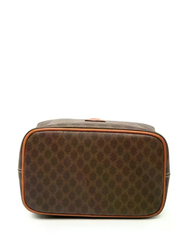 Celine 20th Century Macadam Coated Canvas Handbag