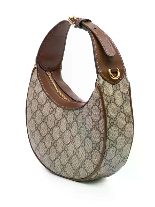 Gucci 2016-2026 Mini Gg Supreme Half Moon Bag Satchel