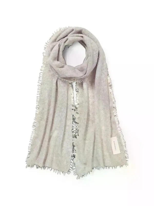 HIMALAYA CLOTHING Fringed Cashmere Scarf