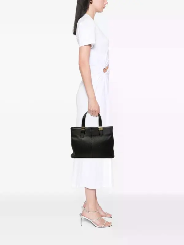 Burberry 20th Century Leather Tote Bag