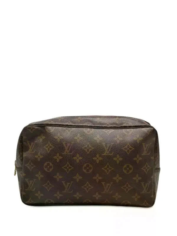 LOUIS VUITTON Monogram Trousse Toilette 28 Clutch Bag