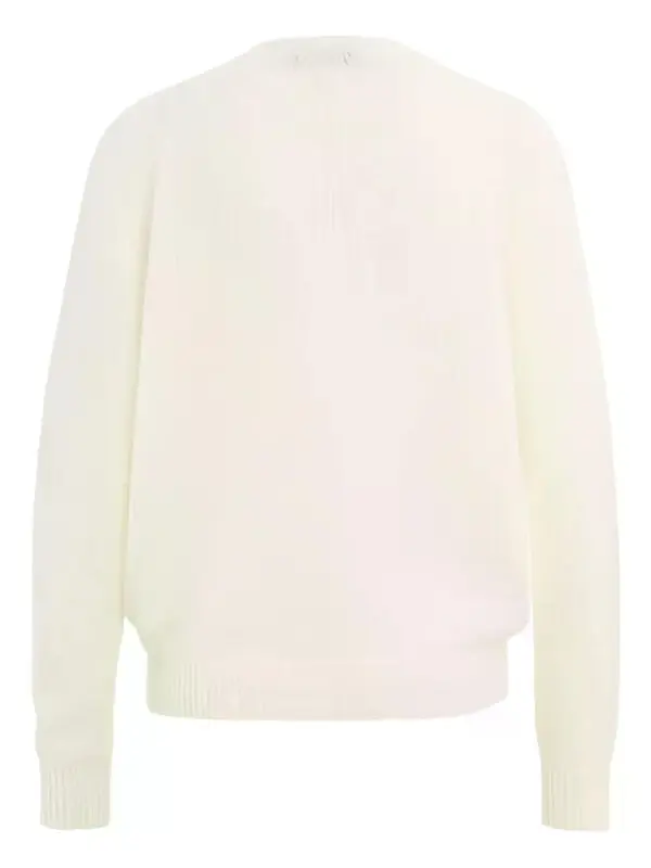 ROBERTO COLLINA V-neck Wool-blend Sweater
