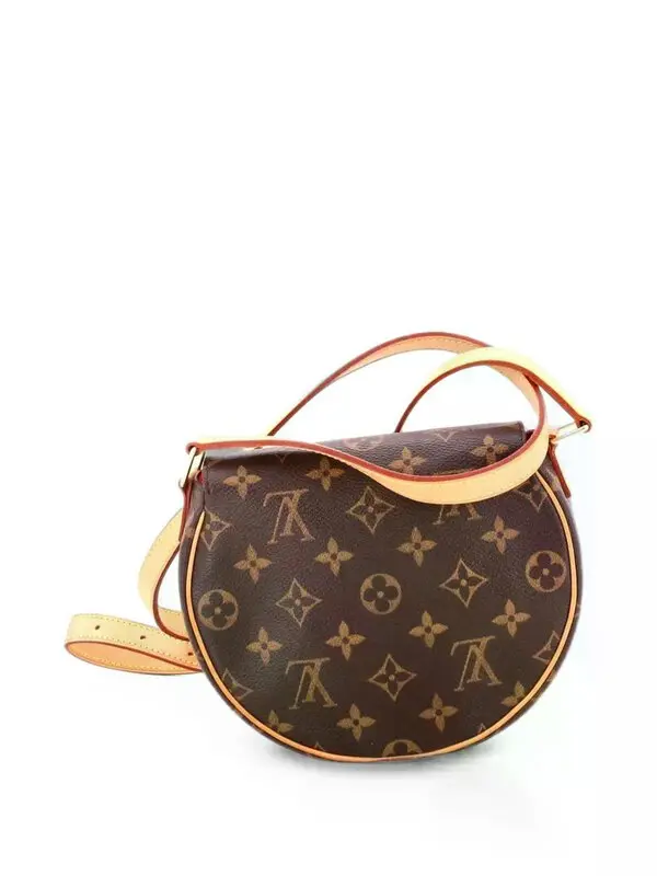 LOUIS VUITTON Tambourine Handbag Monogram Canvas Crossbody Bag - Brown