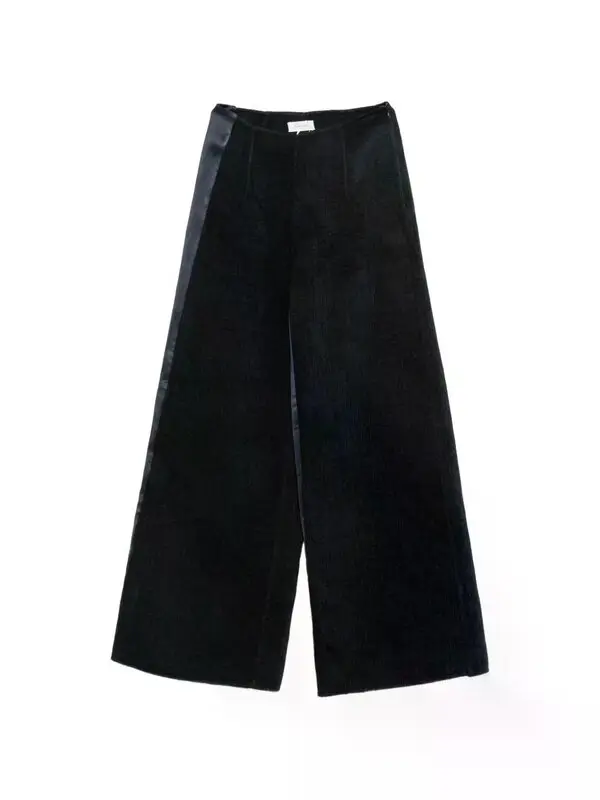 RUOHAN Satin-trim Wide-leg Trousers