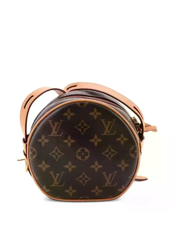 LOUIS VUITTON Monogram Canvas Boite Chapeau Souple Pm Cross Body Bag - Brown