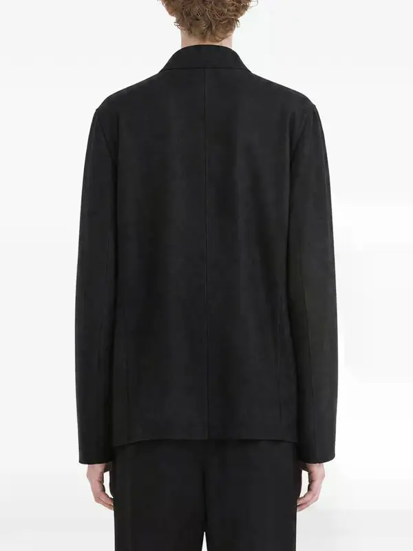Harris Wharf London Nehru-collar Virgin-wool Jacket