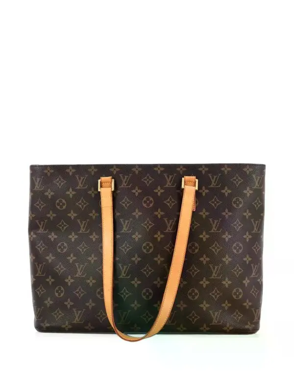 LOUIS VUITTON Luco Handbag Monogram Canvas Tote Bag