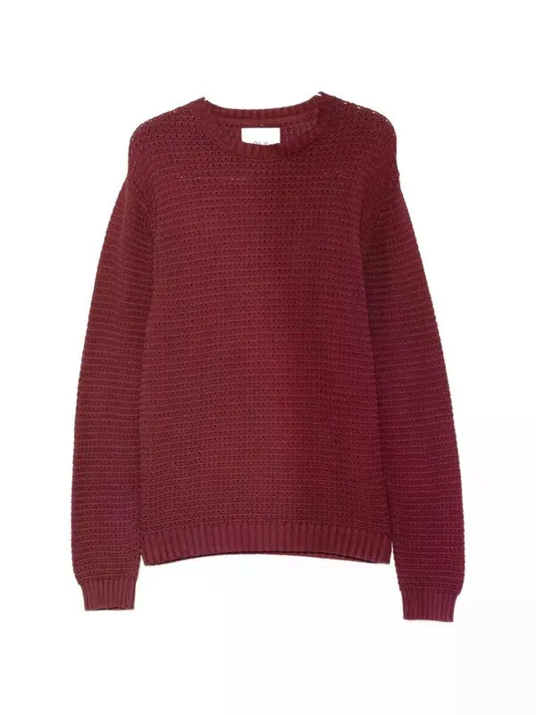 ARTE ANTWERP Logo-embroidered Chunky-knit Sweater