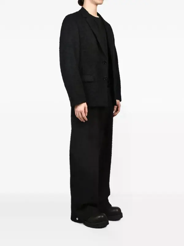 FILTH Textured Wide-leg Trousers