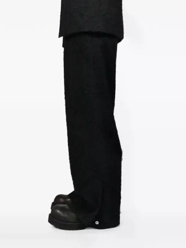 FILTH Textured Wide-leg Trousers