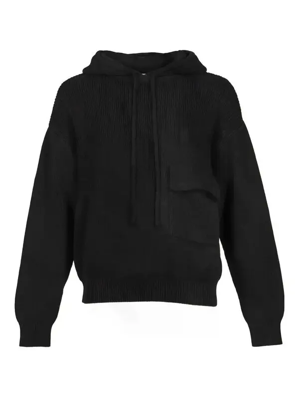 EZR Ribbed-knit Hoodie