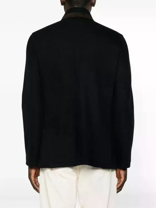 MANDELLI Cashmere High-neck Blazer