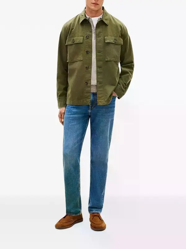Tommy Hilfiger Long-sleeve Buttoned Overshirt