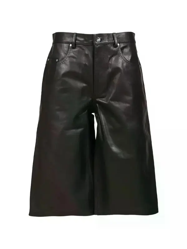 AWGE Baggy Leather Shorts