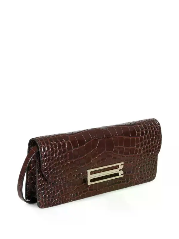 Victoria Beckham Dorian Crocodile-effect Shoulder Bag
