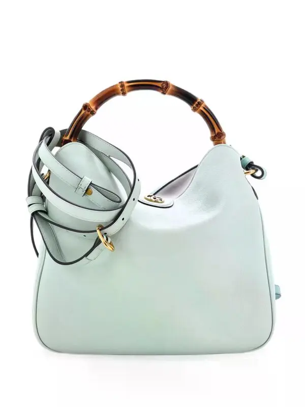 Gucci Diana Nm Bamboo Leather Medium Shoulder Bag