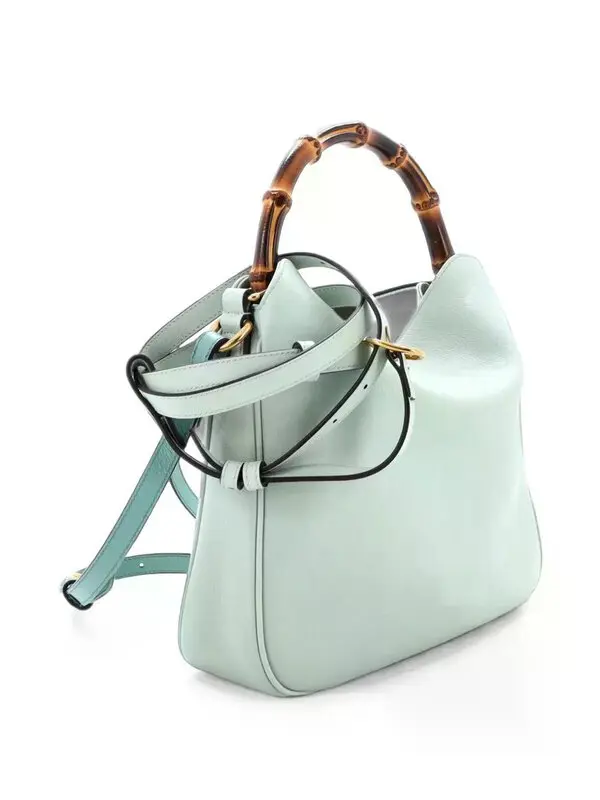 Gucci Diana Nm Bamboo Leather Medium Shoulder Bag