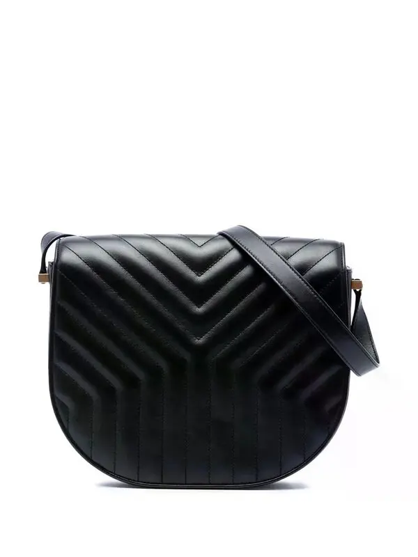 Saint Laurent Matelasse Calfskin Crossbody Bag - Black