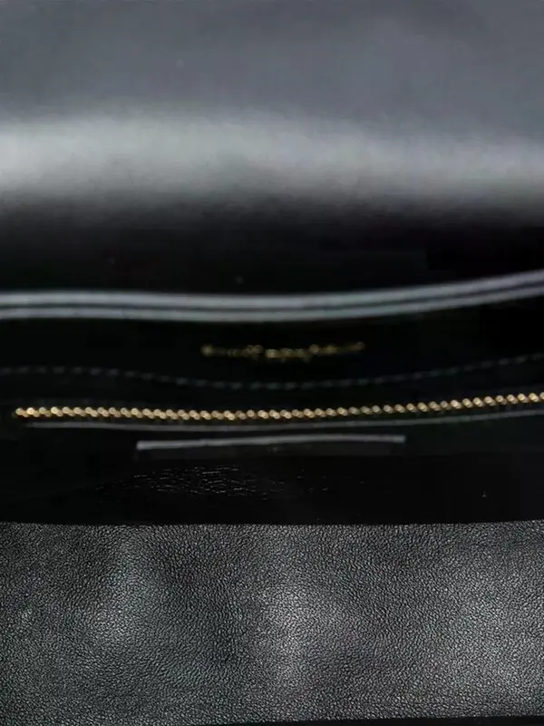 Saint Laurent Matelasse Calfskin Crossbody Bag - Black