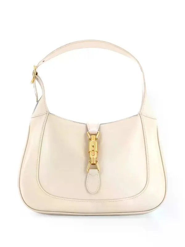 Gucci Jackie 1961 Leather Small Hobo Bag - White