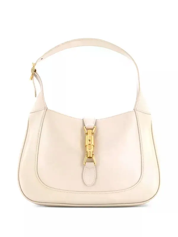 Gucci Jackie 1961 Leather Small Hobo Bag - White