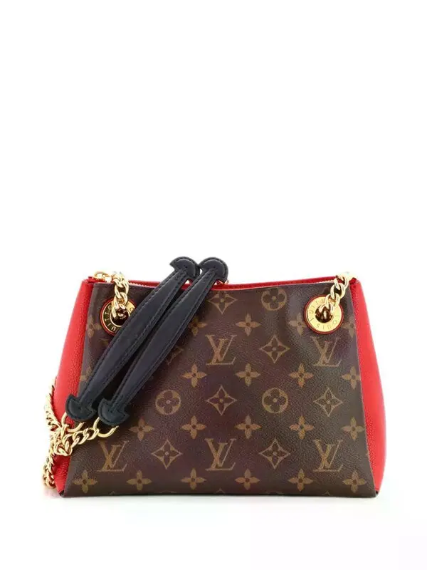 LOUIS VUITTON Surene Handbag Monogram Canvas With Leather Bb Shoulder Bag