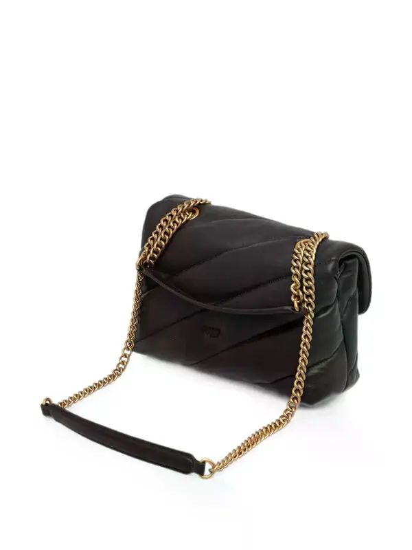 Pinko Quilted Leather Shoulder Bag