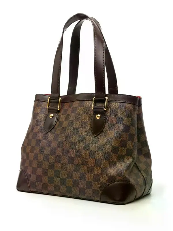 LOUIS VUITTON 2002 Damier Ebene Hampstead Pm Tote Bag