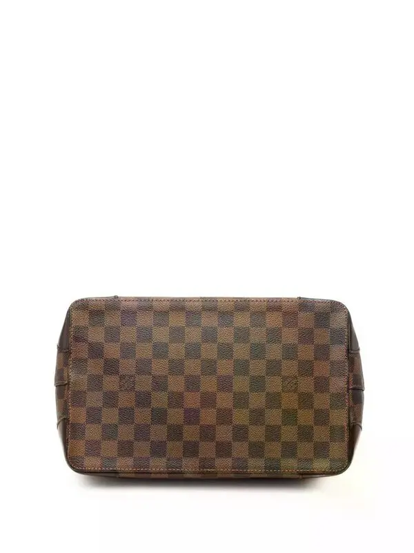 LOUIS VUITTON 2002 Damier Ebene Hampstead Pm Tote Bag