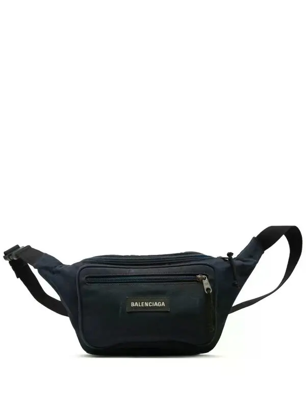 Balenciaga 2017-2026 Nylon Explorer Belt Bag - Blue