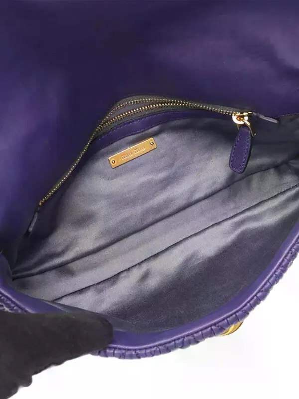 Miu Miu 2010-2026 Matelasse Shoulder Bag
