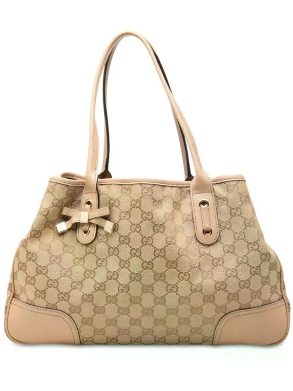 Gucci Gg Canvas Princy Tote Bag - Neutrals