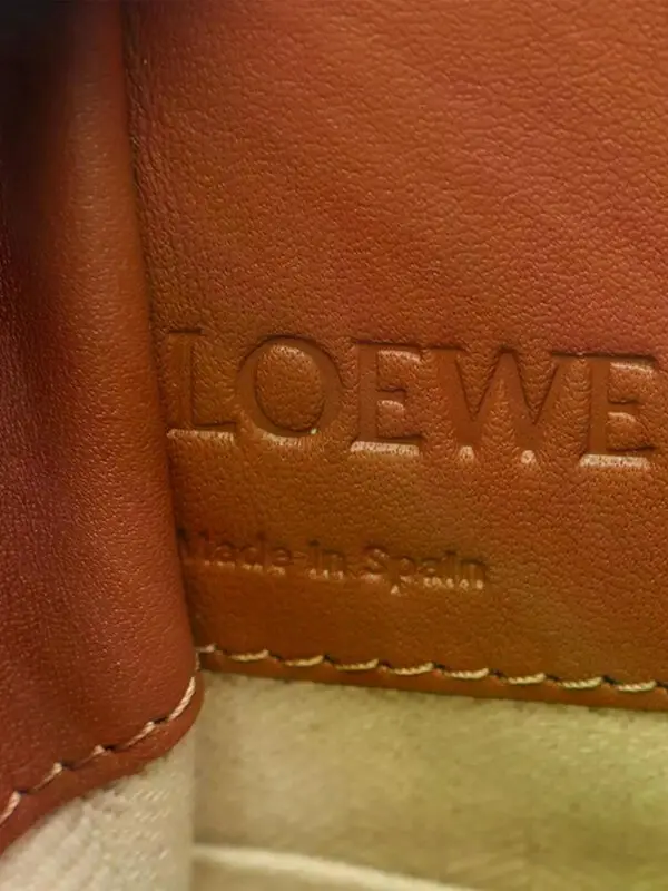 Loewe 2010-2026 Mini Leather Drawstring Hammock Bag Satchel