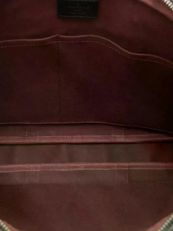 LOUIS VUITTON Monogram Macassar Porte Documents Voyage Business Bag