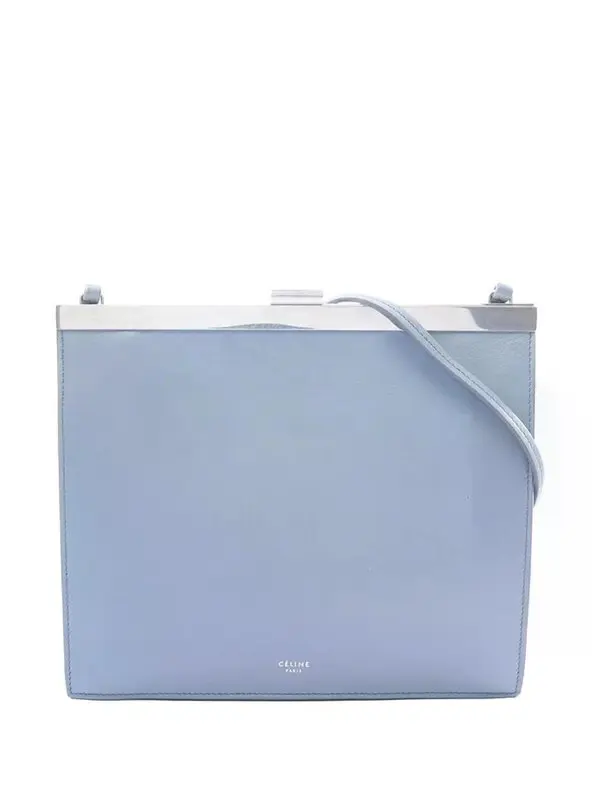Celine 2000-2026 Mini Smooth Calfskin Clasp Bag Crossbody Bag