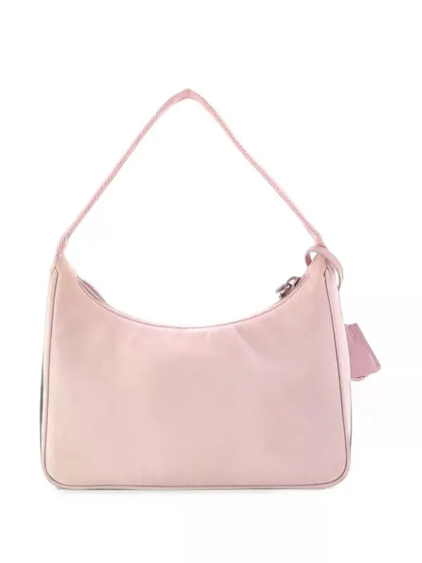 Prada Re-edition 2000 Tessuto Mini Hobo Bag - Pink