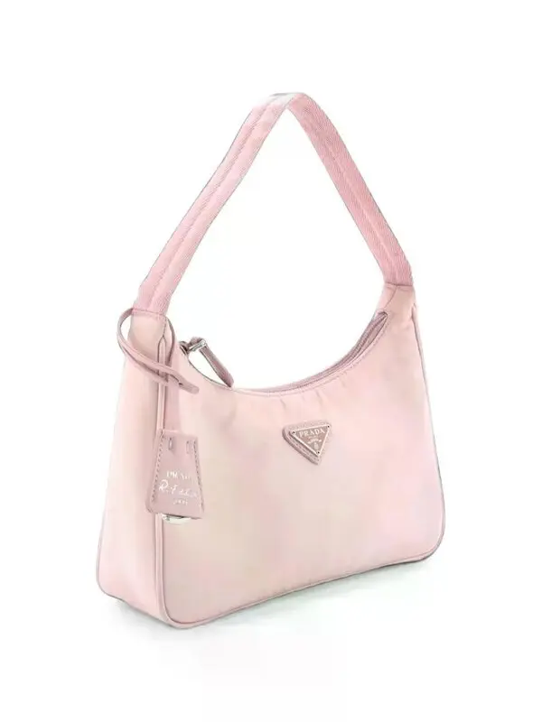 Prada Re-edition 2000 Tessuto Mini Hobo Bag - Pink
