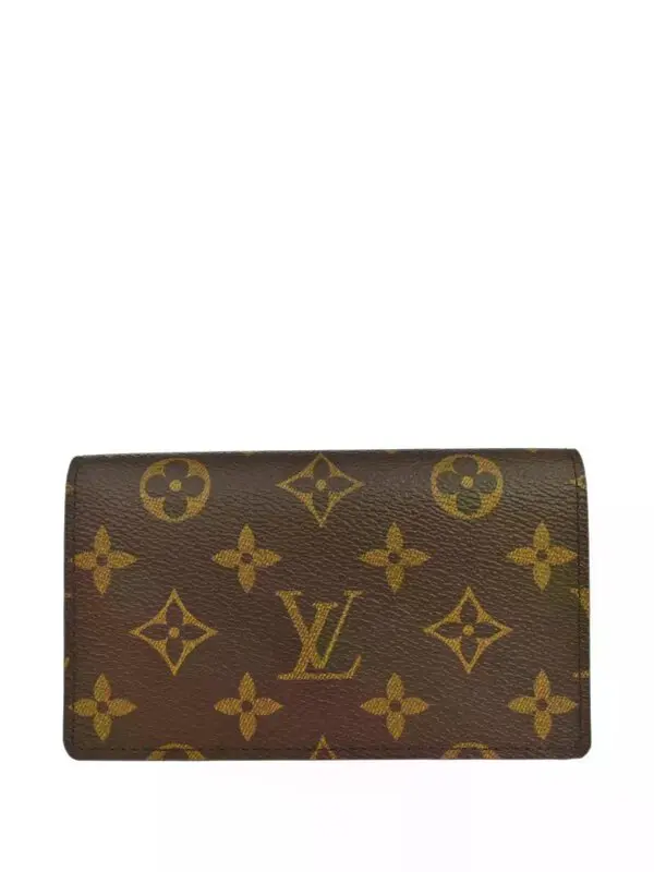 LOUIS VUITTON 2005 Monogram Portefeuille Tresor Wallet - Brown