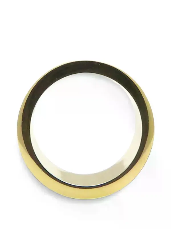 LOUIS VUITTON 2024 Gold Plated Enamel Nanogram Ring M Costume Ring