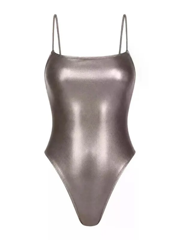 GOTTEX Metallic-effect Square-neck Swimsuit