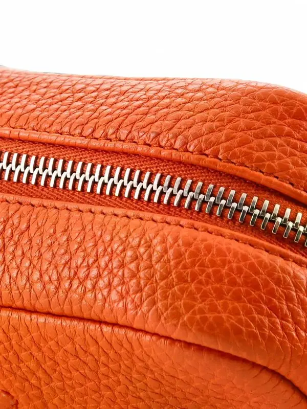 Prada Flou Camera Vitello Daino Small Cross Body Bag - Orange